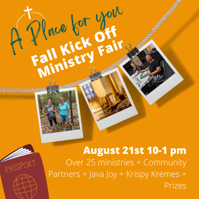 Fall Kick-Off Sunday, August 21, 2022 - Lutheran Church of the Redeemer